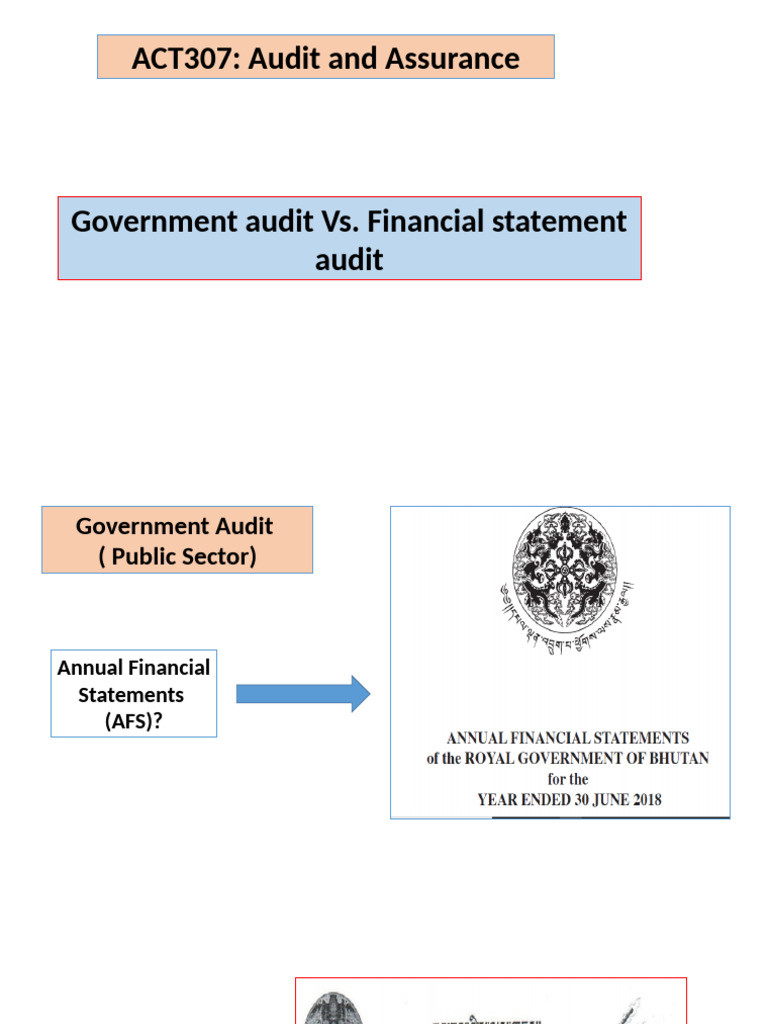Bhutan Audit and Assurance Overview | PDF | Audit | Accounting