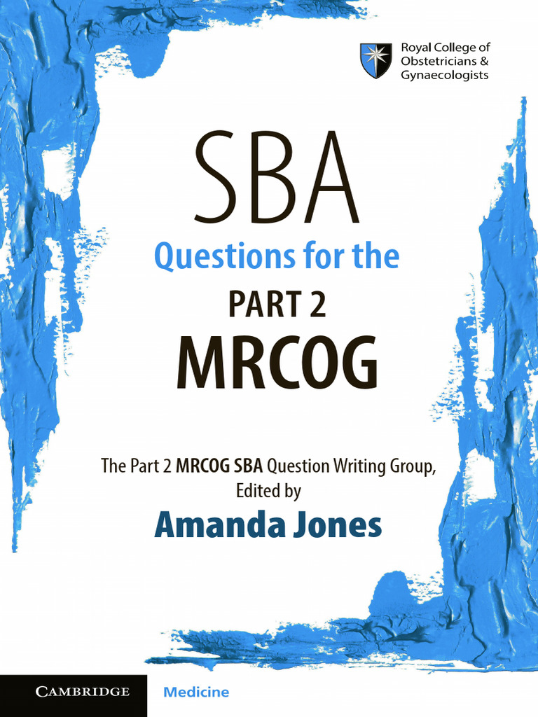 SBA Questions For The Part 2 MRCOG | PDF | Pregnancy | Childbirth