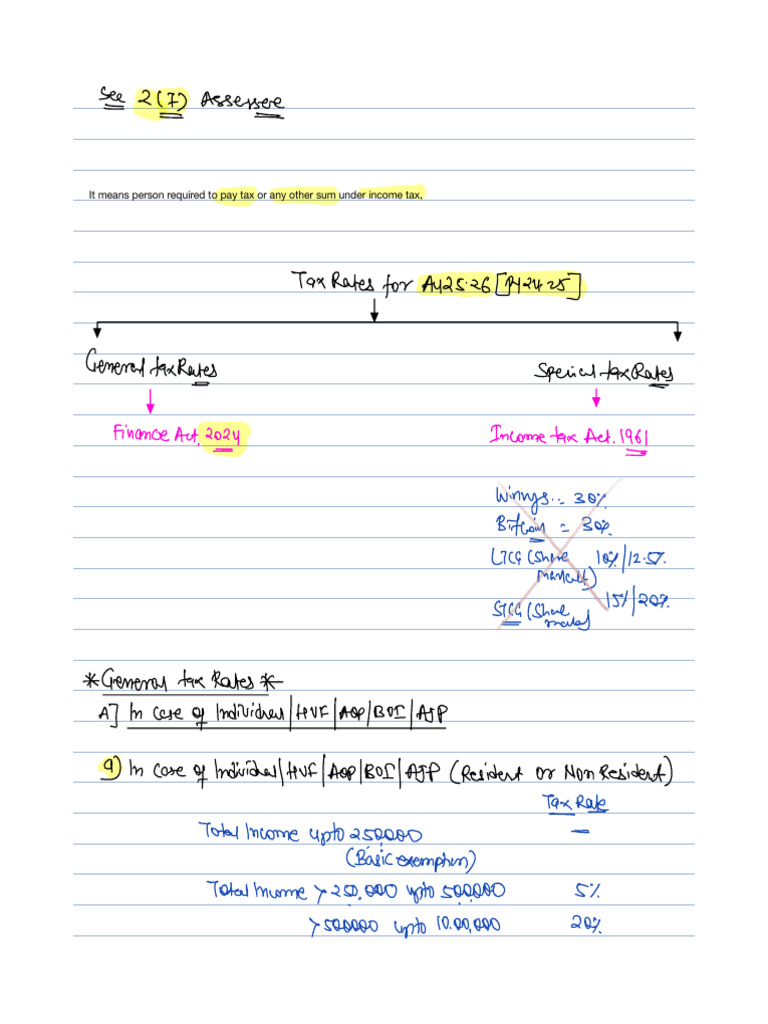 CA Inter Class Notes Day-1 To 4 | PDF | Money | Payments