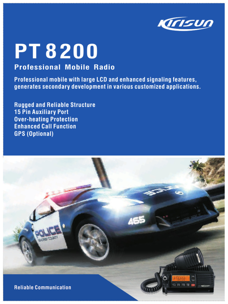 20180628070958-PT8200 Brochure | PDF | Radio | Telecommunications