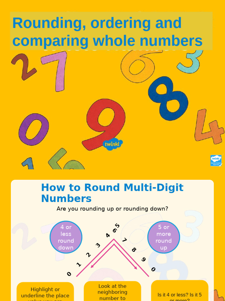 Rounding Whole Numbers Guide | PDF