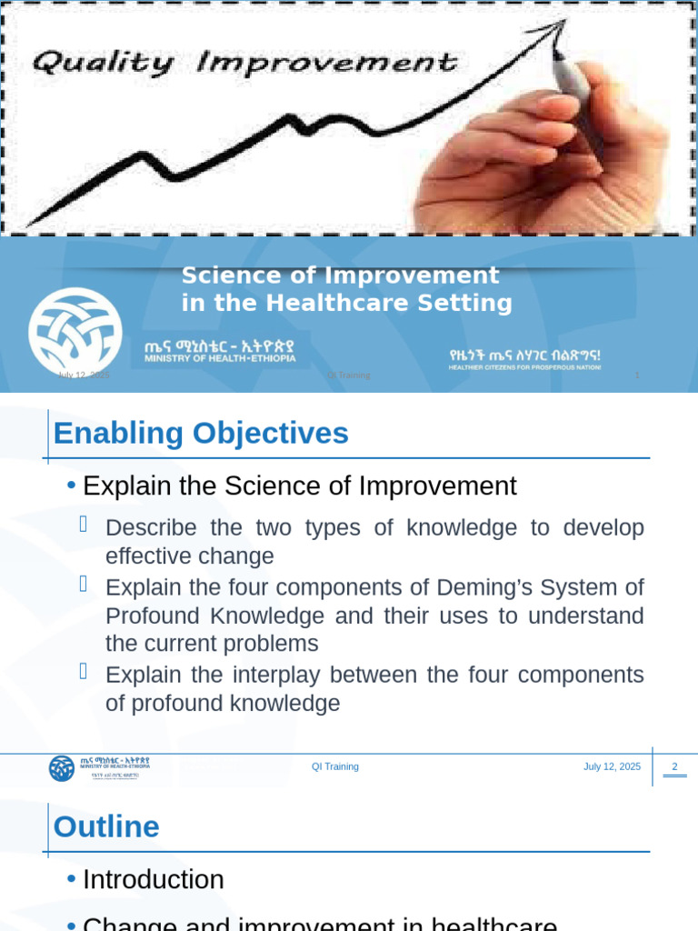 Chapter - 2 - Science of Improvement Basic Final | PDF | Motivation ...