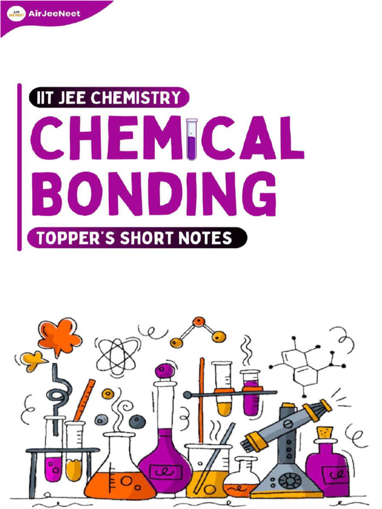 Chemical Bonding Topper s Short Notes Airjeeneet Compress | PDF