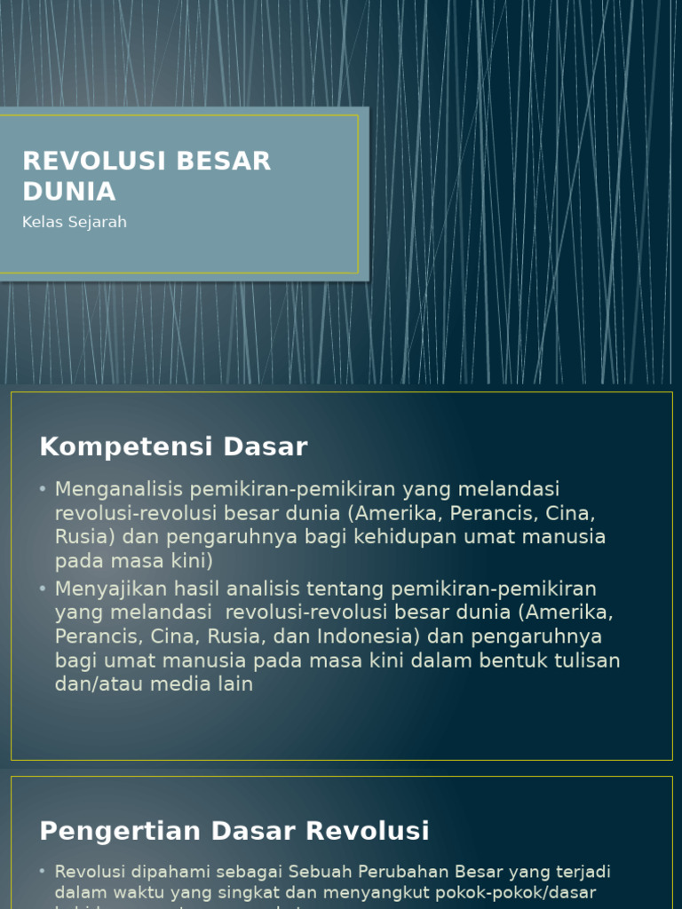 Revolusi Besar Dunia | PDF