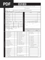Delta Green Character Sheet | PDF