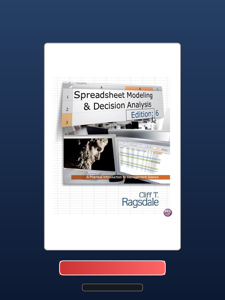 Spreadsheet Modeling and Decision A To Analysis Practical Introduction | PDF | Science ...