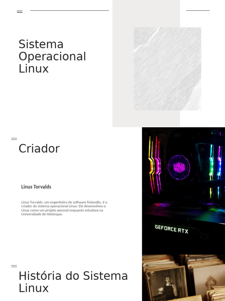 Sistema Operacional Linux | PDF