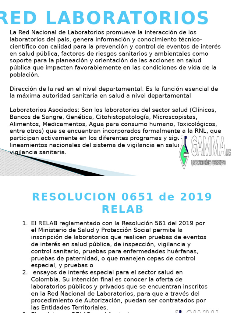 Red Laboratorio-Farma - Tecno Reactivovigilancia | PDF | Laboratorios ...