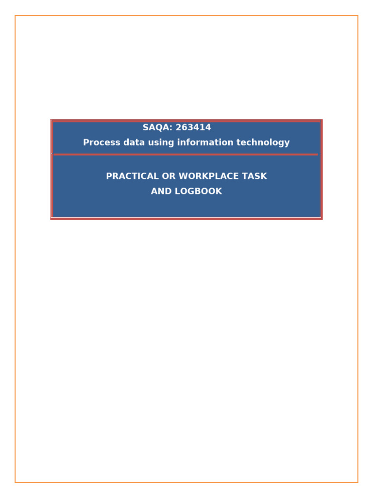 Data Processing Logbook Guide | PDF | Mentorship | Learning