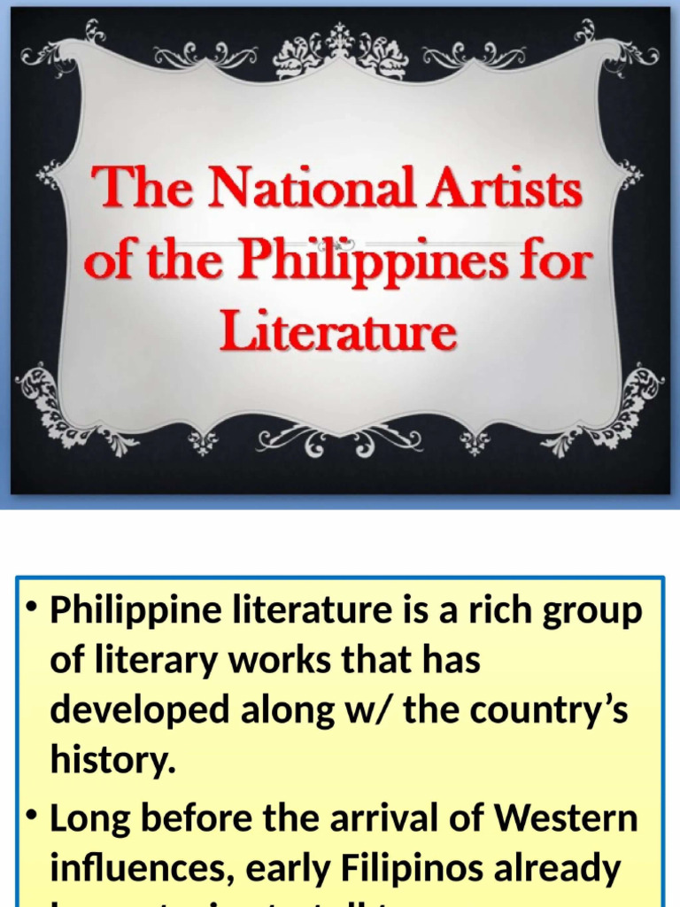National Artist of Literature | PDF