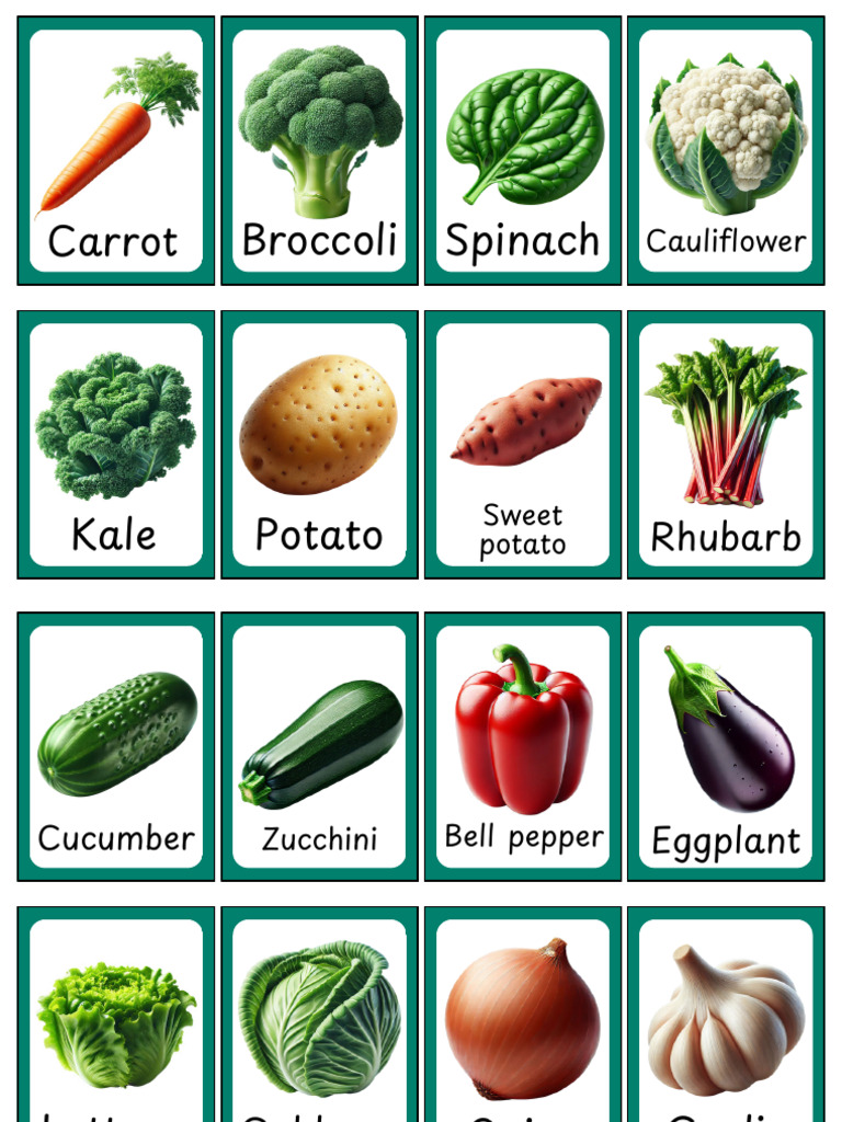 Vegetables V1 | PDF