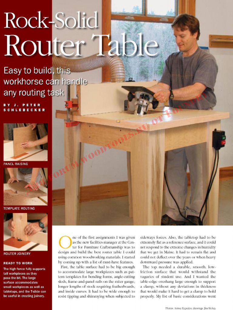 Rock-Solid Router Table | PDF