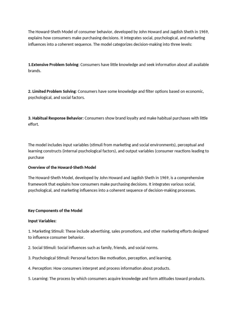 The Howard Shet WPS Office | PDF | Consumer Behaviour | Behavior