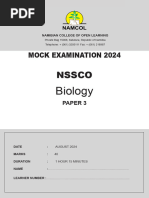 NSSCAS English As A Second Language Paper 1 Namibia | PDF | Hunting