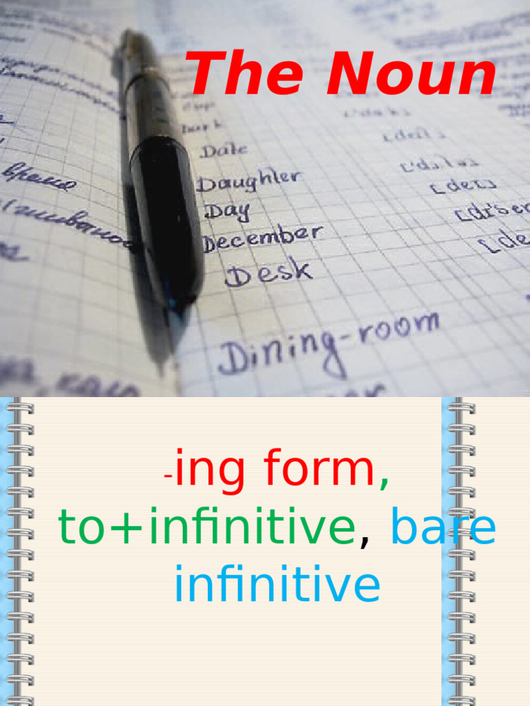Nouns and Infinitive.. | PDF | Plural | Noun