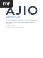 AJIO: India's Digital Fashion Leader | PDF | Brand | Retail
