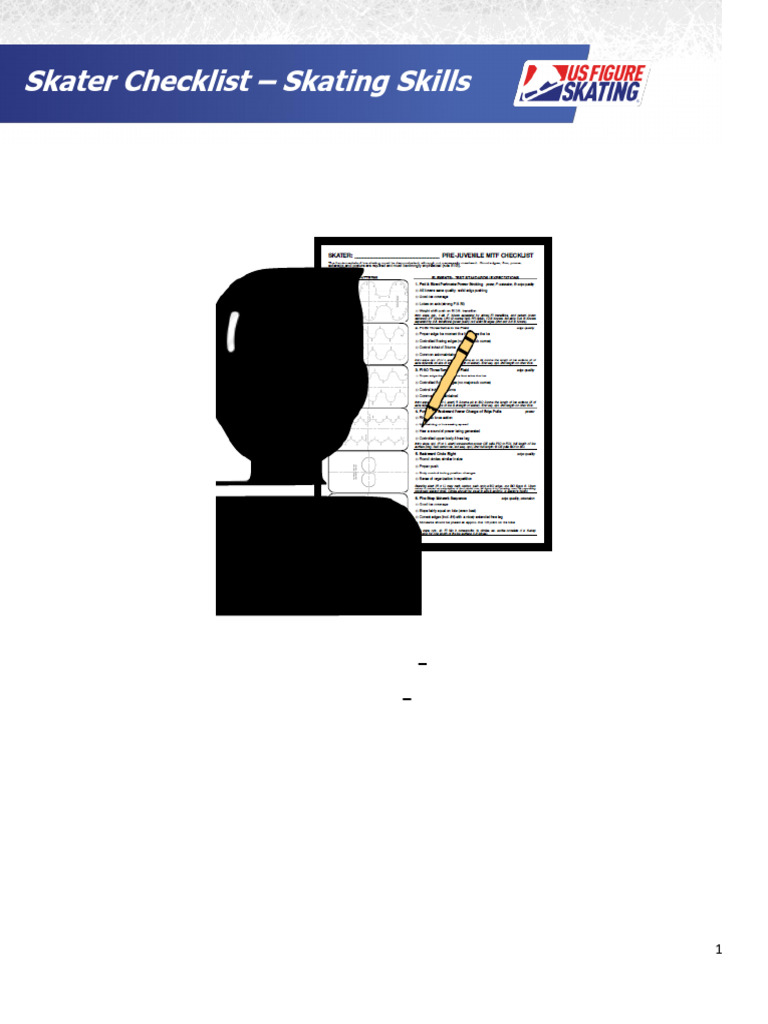 Skating Skills Checklist for All Levels | PDF | Rhythm | Ice