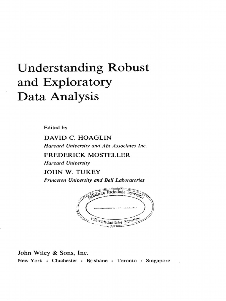 David.C..Hoaglin Understanding Robustand Exploratory Data Analysis | PDF | Function (Mathematics ...