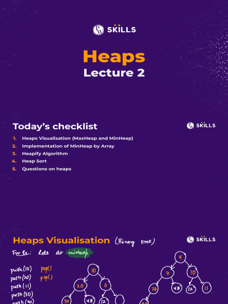Heaps: Visualization and Algorithms | PDF
