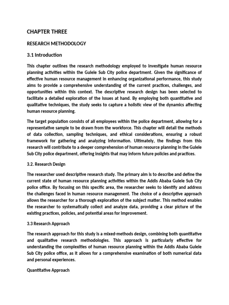 CH-3, Research Methodology | PDF | Methodology | Quantitative Research