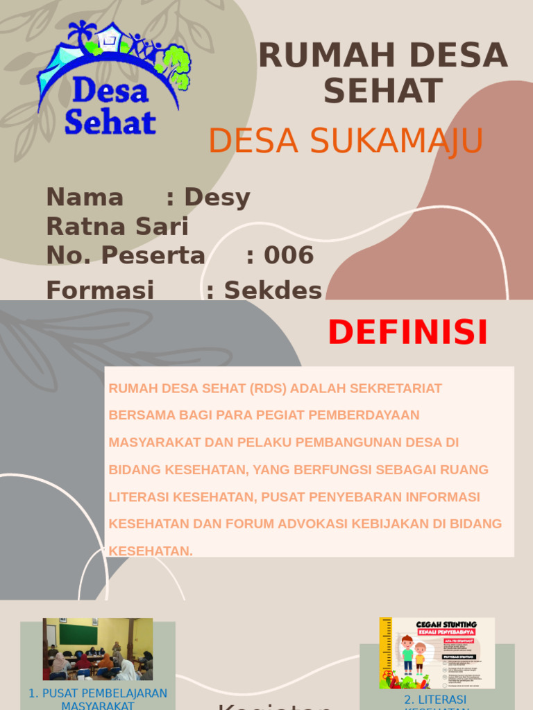 Rumah Desa Sehat | PDF