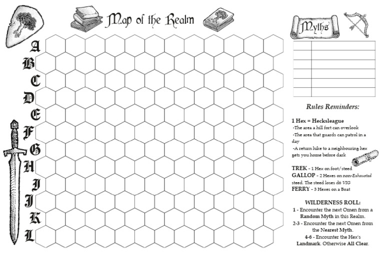 Hex Map Mythic Bastion Land Pics | PDF