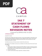 Ind AS 7 Cash Flow Statement Guide | PDF | Expense | Dividend
