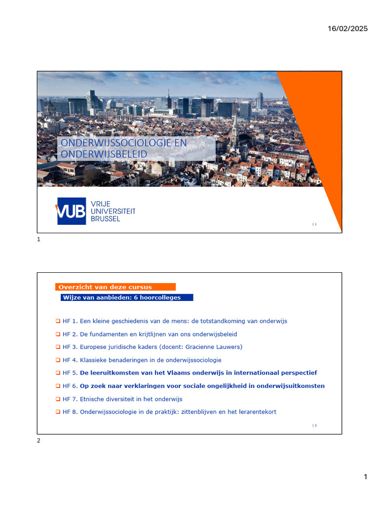 Powerpoint Hoorcollege 5 (HF5-HF6) | PDF