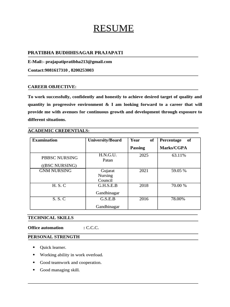 Resume Exp | PDF