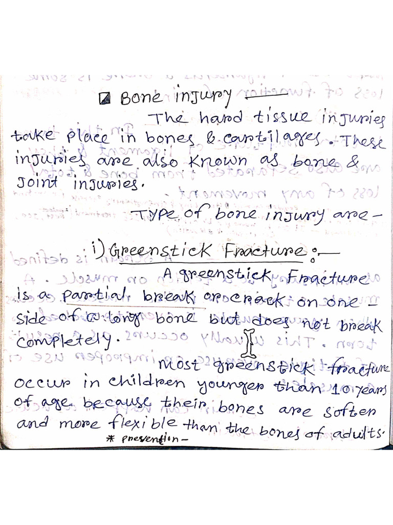 Bone Injuries and Dislocation | PDF