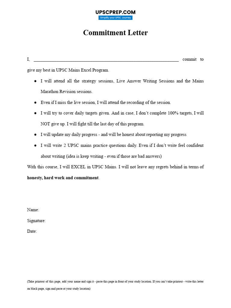 Commitment Letter | PDF