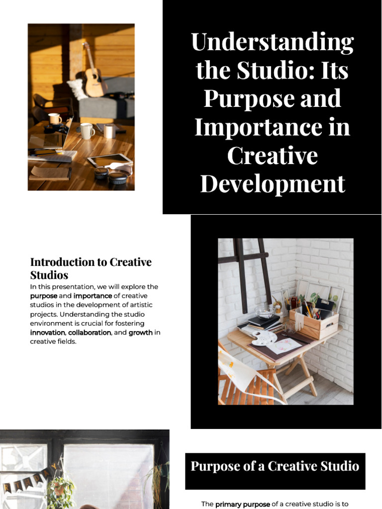 Importance of Creative Studios | PDF