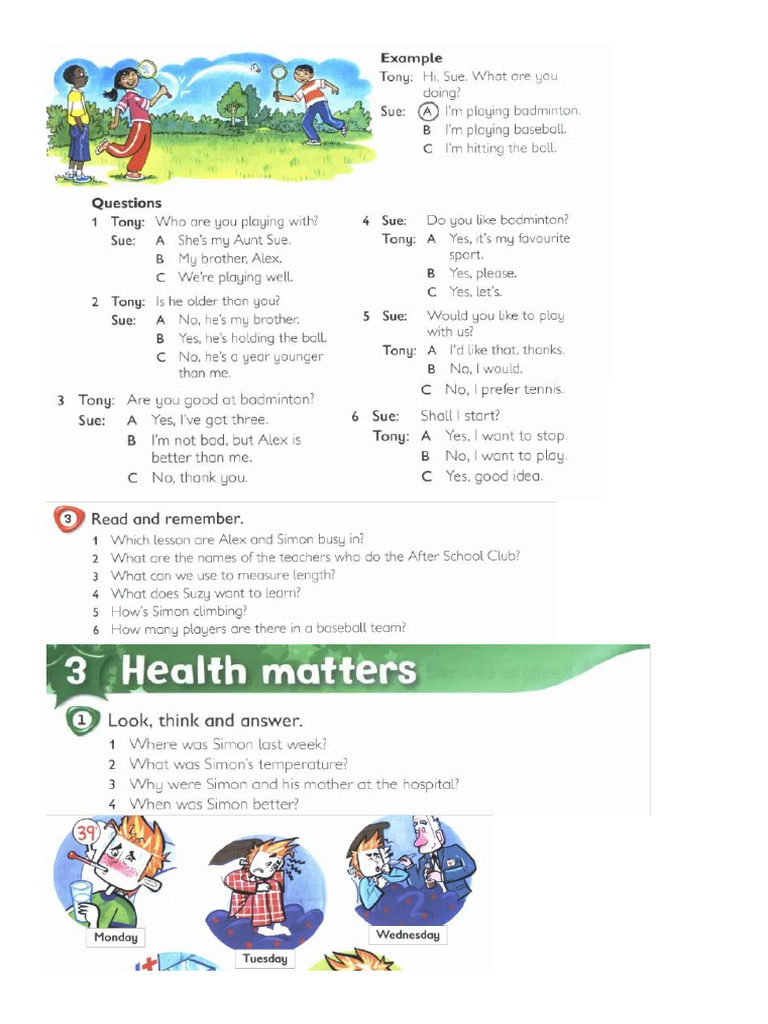 Kid Box 4 Unit 2-3 | PDF