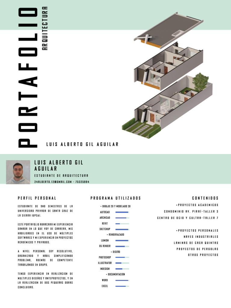 Portafolio de Proyectos de Arquitectura | PDF