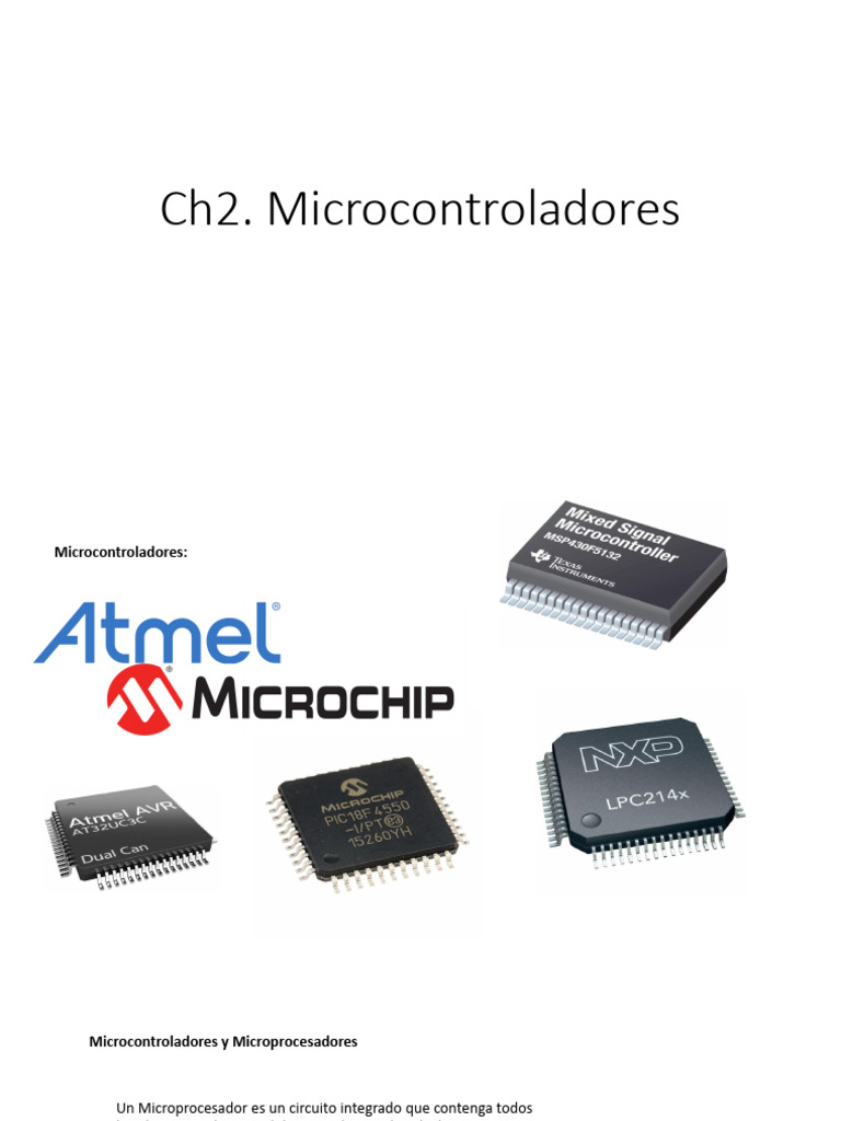 04-Ch2 - Microcontroladores | PDF