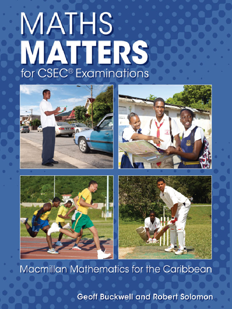 Macmillan - Math Matters For CSEC Examinations | PDF | Numbers | Matrix ...