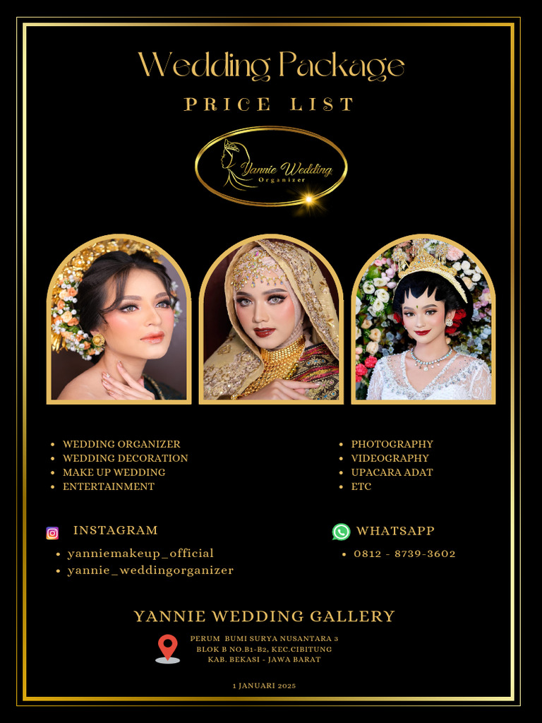 Paket Pernikahan Yannie Wedding Gallery | PDF