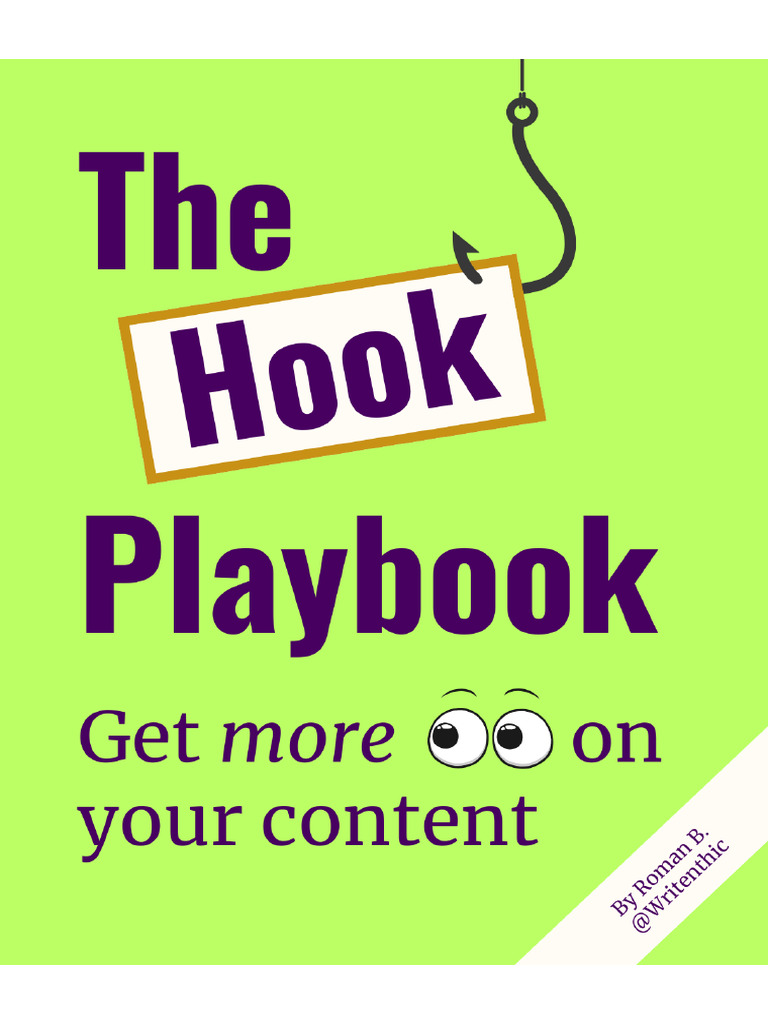 The Hook Playbook, Roman B, PHD 2025 | PDF | Fear | Curiosity
