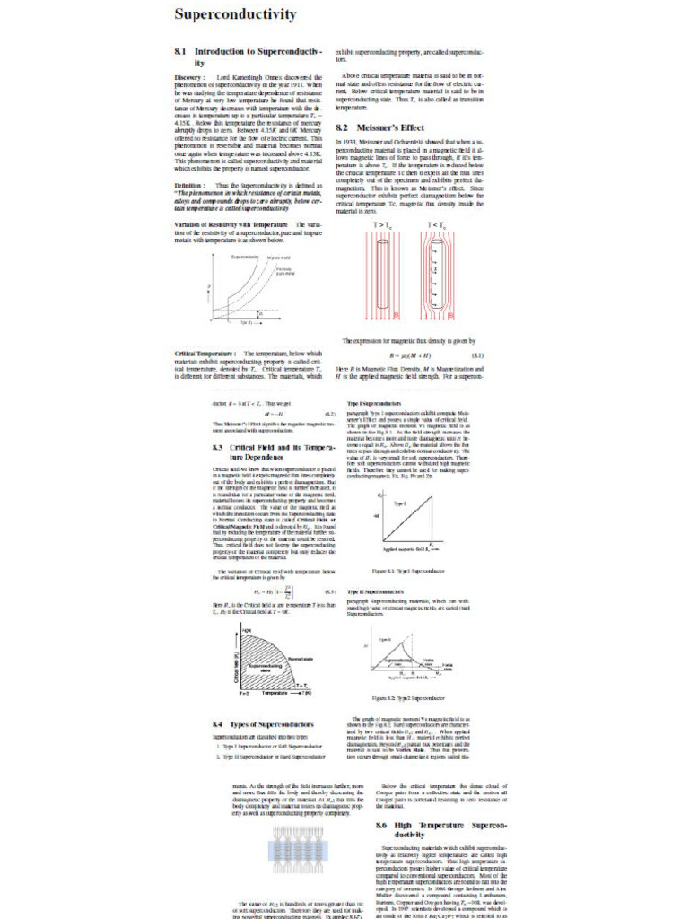 Superconductivity | PDF