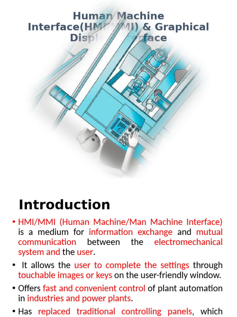 35 - Human Machine Interface | PDF | User Interface | Touchscreen