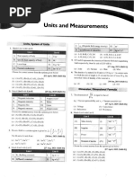 JEE MAINS PHYSICS - Units and Dimensions PYQ | PDF