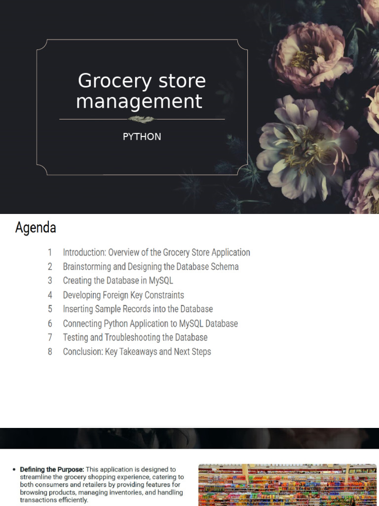 Grocery Store Management | PDF