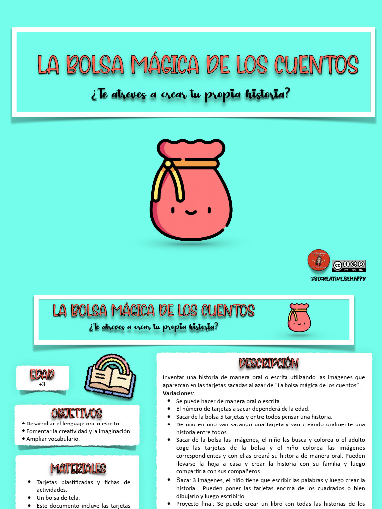 Creando Historias con la Bolsa Mágica | PDF