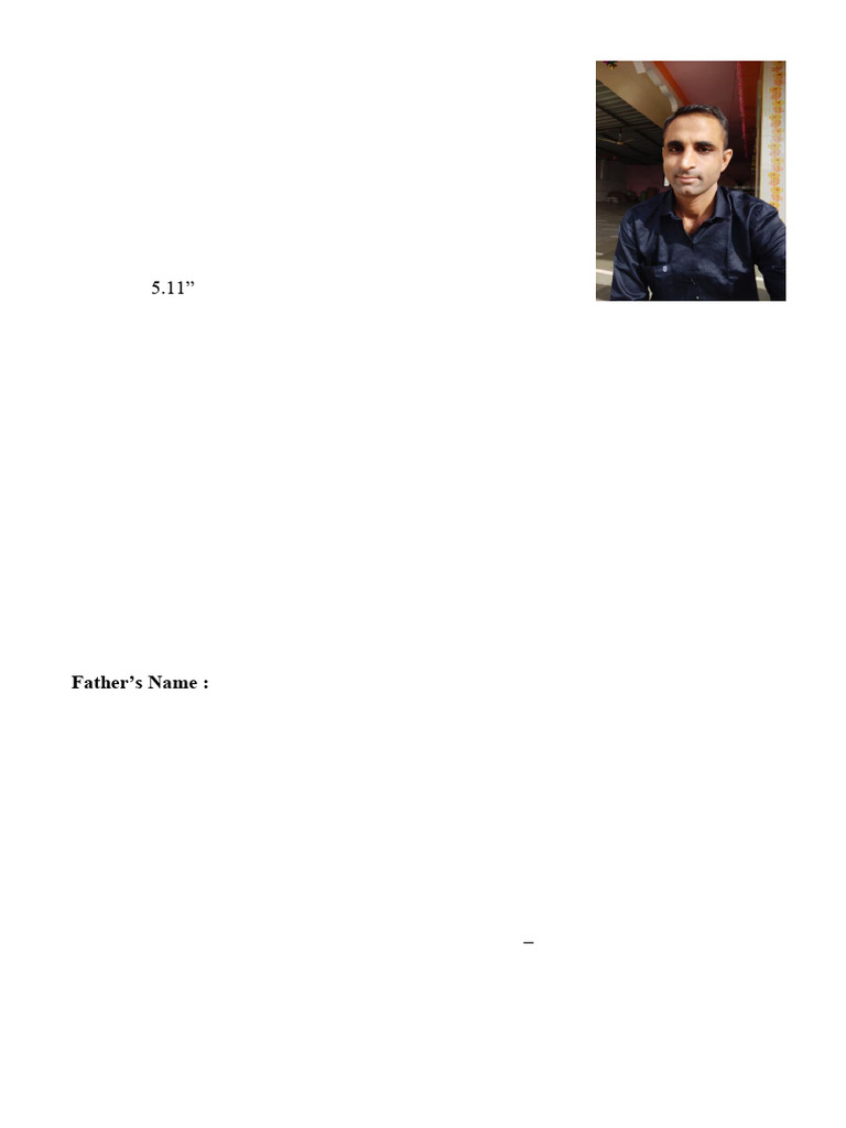 Dr. Paresh Joshi: Bio-data Summary | PDF