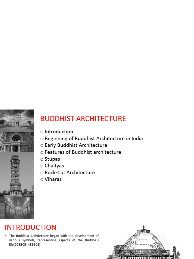 Class 1 (Buddhist Architecture) | PDF | Indian Religions