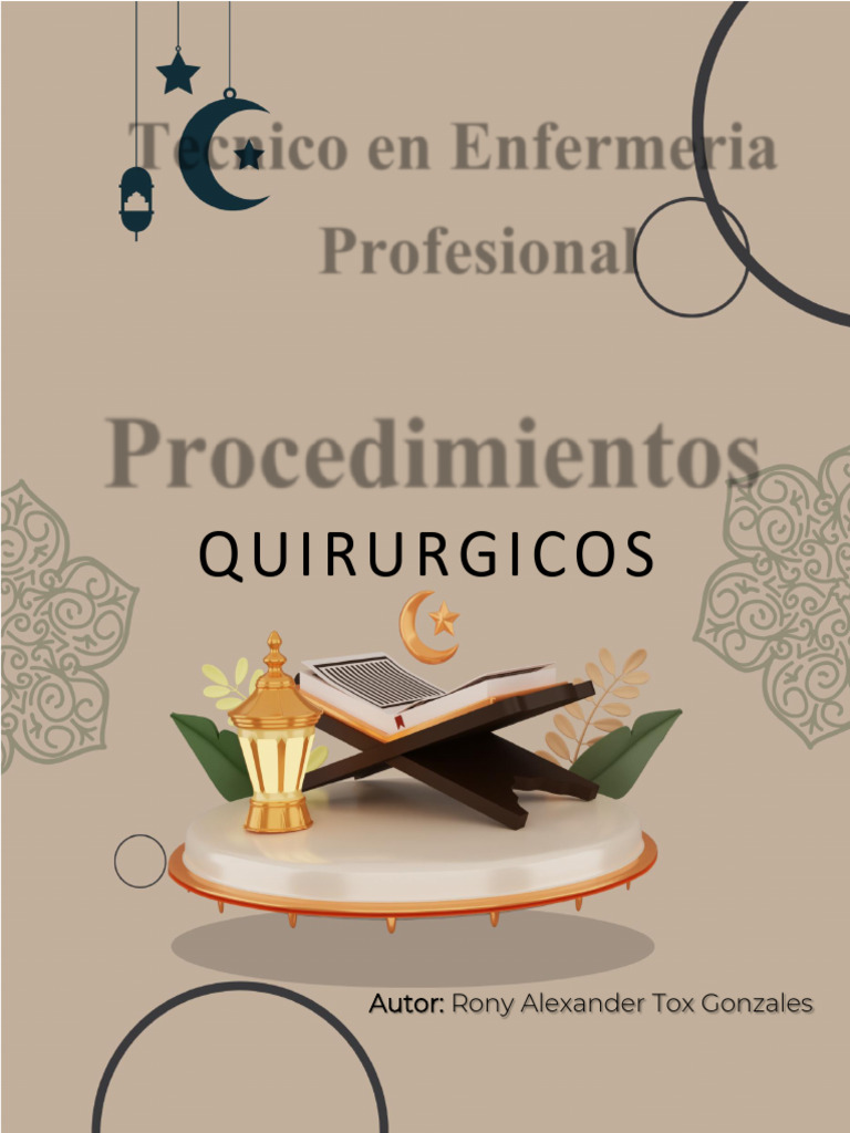 Procedimientos Quirúrgicos y Cuidados de Enfermería | PDF | Cirugía ...