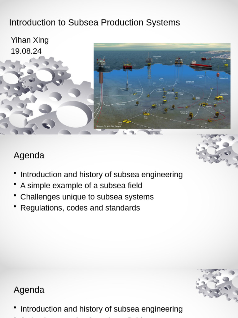 Introduction To Subsea Production System - 2024 | PDF | Offshore Drilling