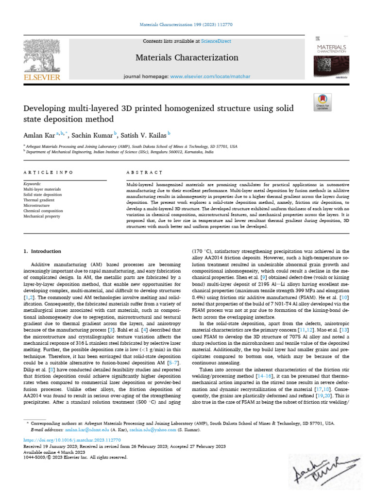 Developing Multi-Layered 3D Printed Homogenized Structure Using Solid Mat Charac | PDF | 3 D ...