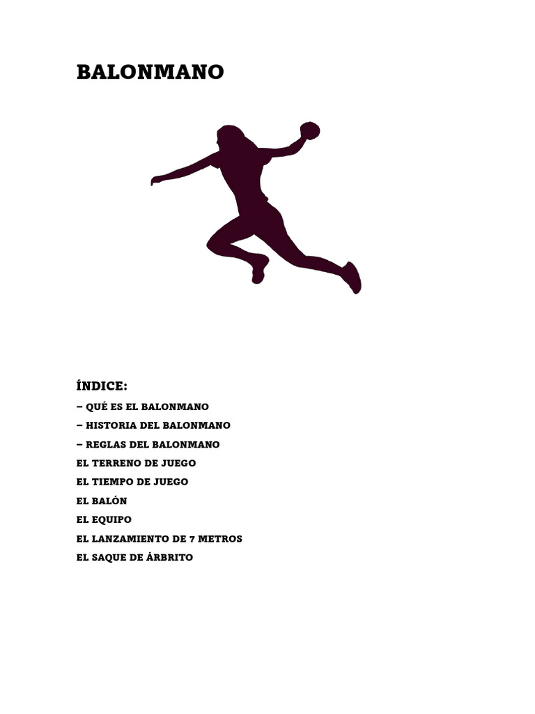Balon Mano | PDF