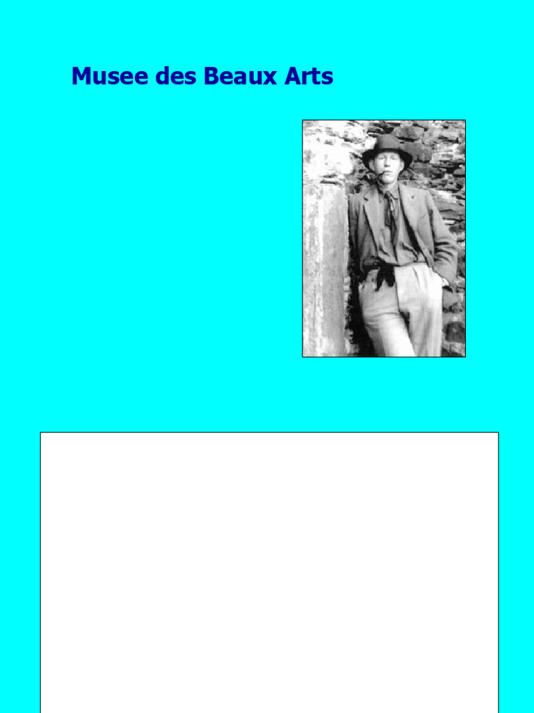 Auden's "Musee des Beaux Arts" Analysis | PDF